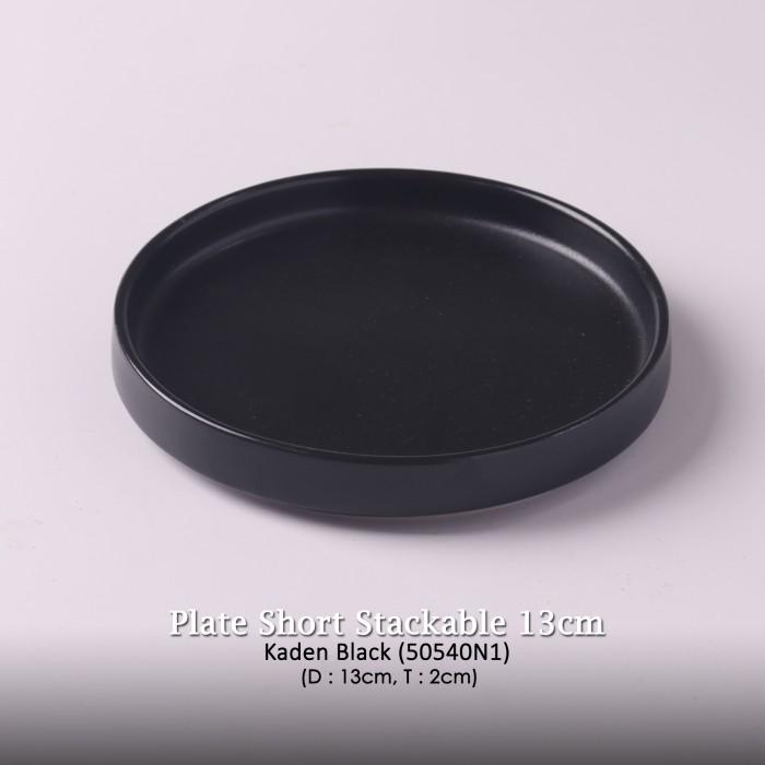 7.7 Nate Piring Keramik Bulat /Saucer/ Sharing Kaden Plate Short 13Cm ...