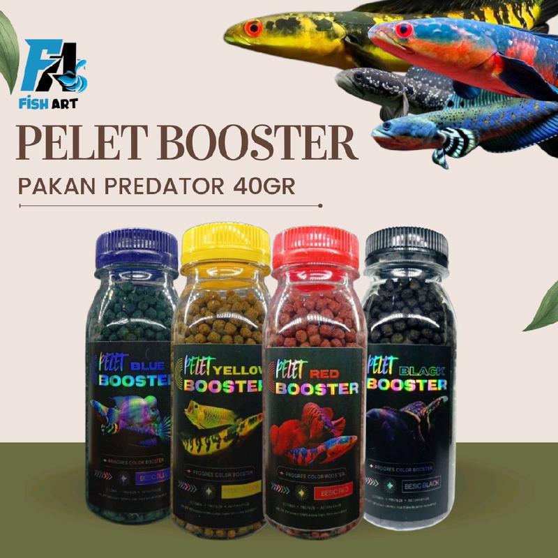 Fish Art • Pelet Booster 40Gram | Pelet Ikan Predator Channa - Shop ...