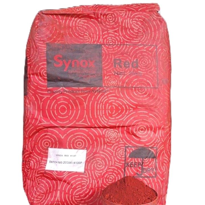 Pigment/pewarna verf,oker Synox Red/Merah 4130P,4130.(1sak @25Kg ...