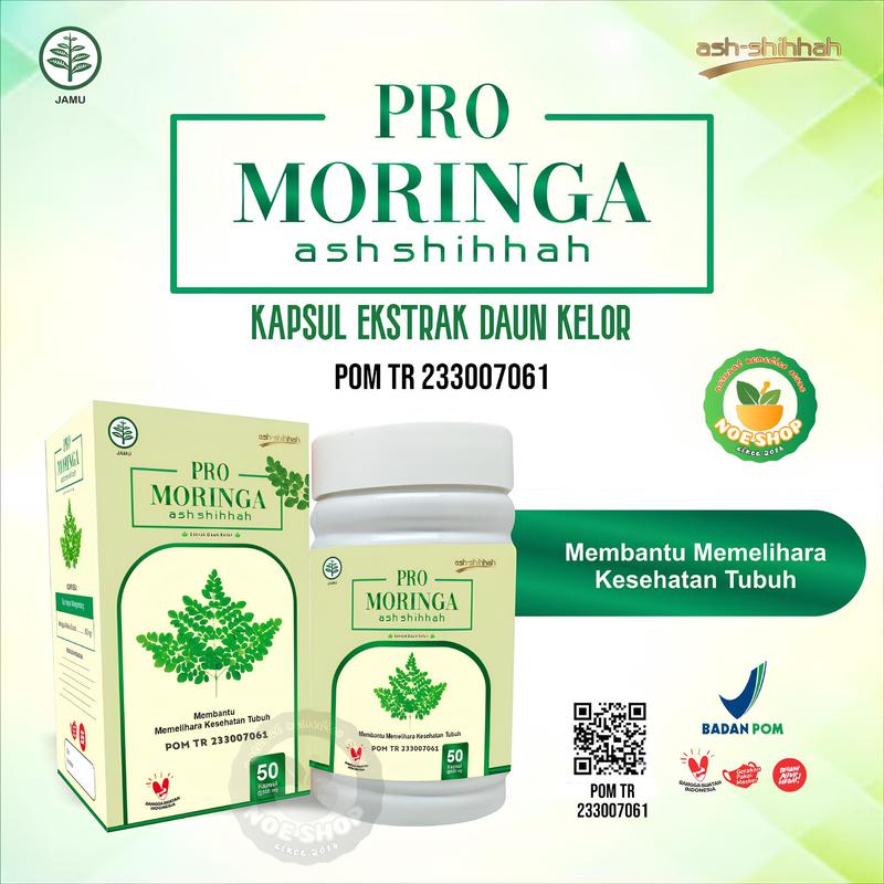 PRO MORINGA - Kapsul Ekstrak Daun Kelor Ash-Shihhah Original - Shop ...