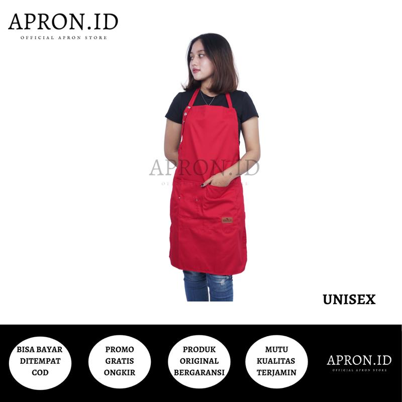 Celemek Apron Waterproof Anti Air Masak Korean Style Chef Koki - Shop ...