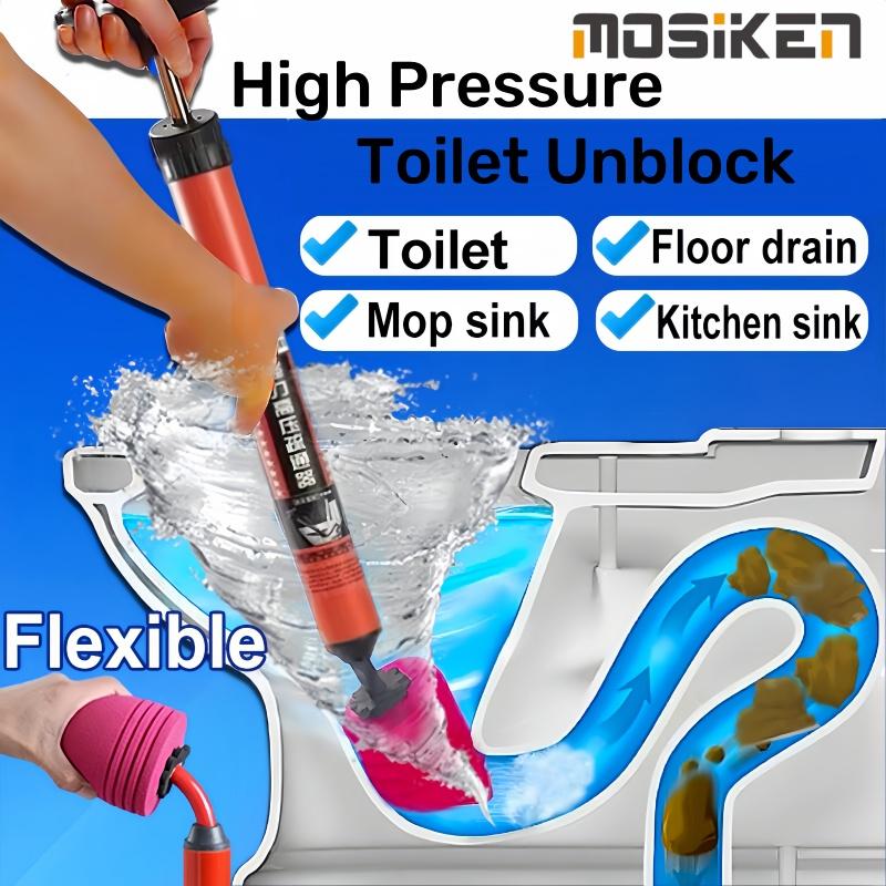 Toilet Plunger High Pressure Air Blaster Toilet Unblocking Tool ...