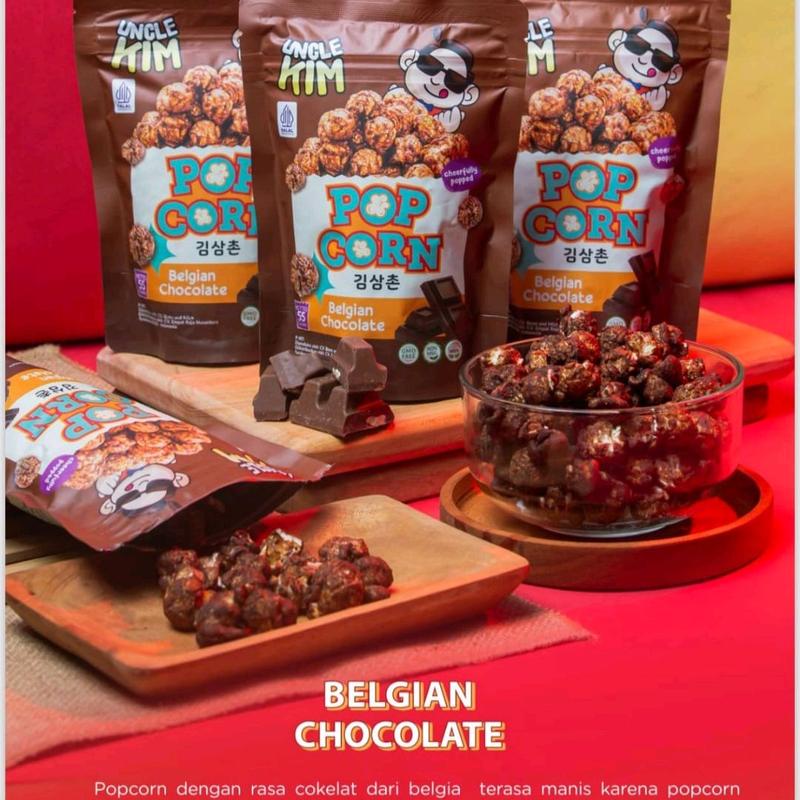 Popcorn Uncle Kim Rasa Belgian Chocolate Snack - Makanan Ringan - Food ...