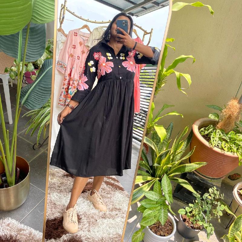 Velora embroidery casual wear dress - TikTok Shop Malaysia