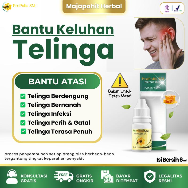 PROPOLIS SM 6ml Bantu Atasi Telinga Berdengung Telinga Bernanah - Shop | Tokopedia
