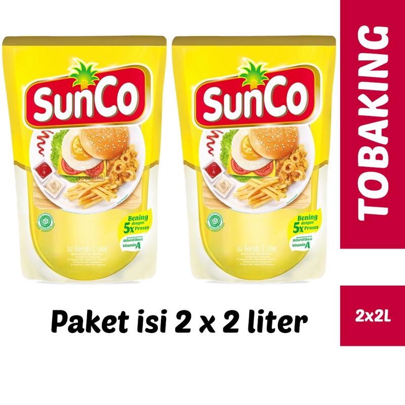 Bundling 2 x Sunco Minyak Goreng 2 Liter Pouch - Shop | Tokopedia