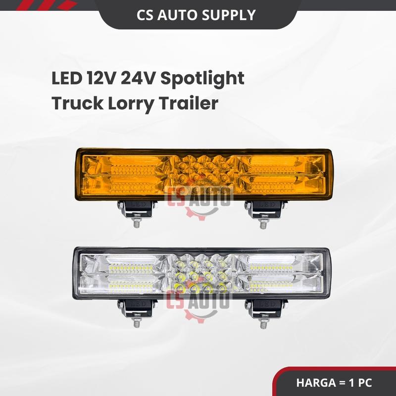 LED 12V 24V Spotlight Putih Kuning Kelip Kalis Air Lorry Truck - TikTok ...