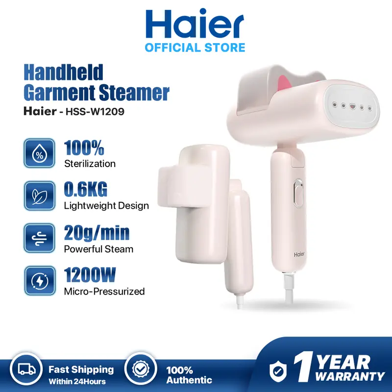 Haier W1209 Steamer Iron Handheld Garment Steamer Travel Steamer ...