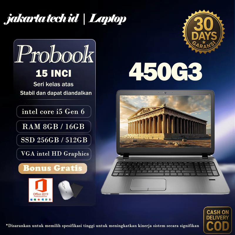NO.5 Laptop seri 450G5 dan 450G3 Intel Core i5 Gen 7 atau i5 - Shop ...