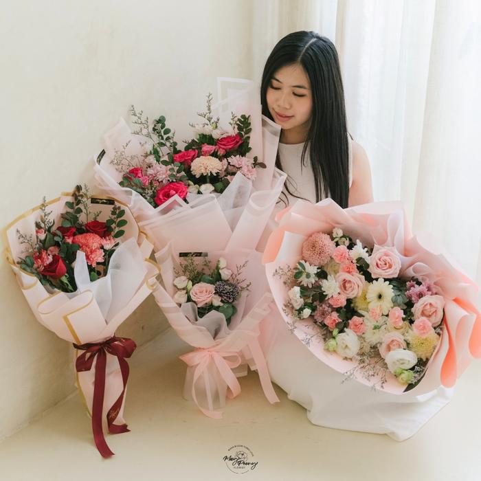 Jual ROSE / MIX FRESH FLOWER SPECIAL VALENTINE'S DAY - BUKET BUNGA ...