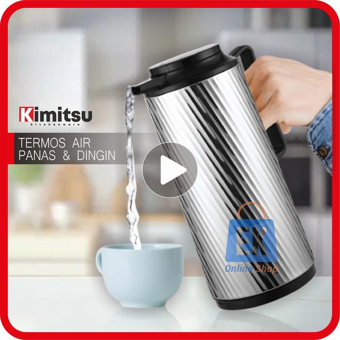 Jual Termos Air Panas Stainless Kimitsu KVG-192 | Termos Air Panas 2 ...