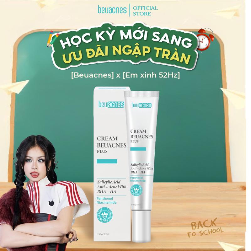 Kem Mụn BEUACNES PLUS 15g - Hỗ Trợ Giảm Mụn, Sáng Da, Mờ Thâ - TikTok ...