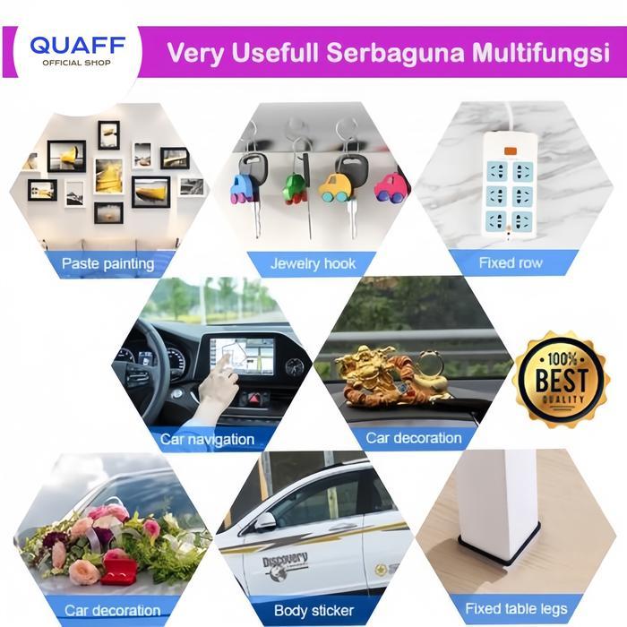 Double Tape Doble Tip Bening 3m Lem Super Kuat Acrylic Anti Air ...