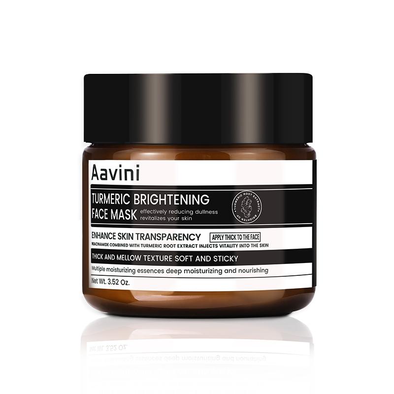 Aavini Turmeric Brightening Face Mask Brightens Skin Tone Yellowing ...