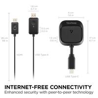 Promo ViewSonic WPD-900 ViewShare Wireless Screen Casting Kit ...