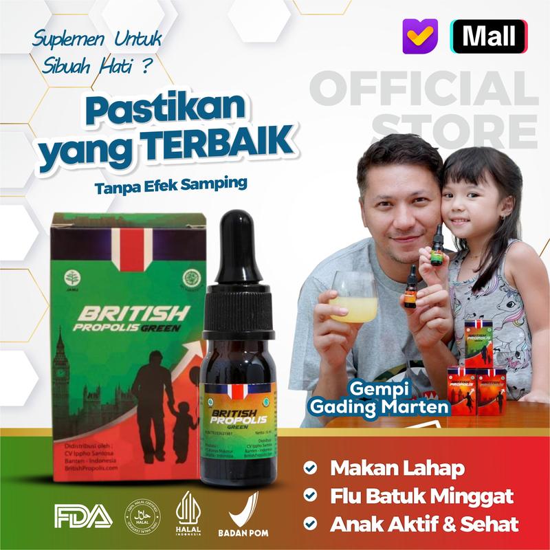 British Propolis Green For Kids - Suplemen Daya Tahan Tubuh Anak - Shop | Tokopedia