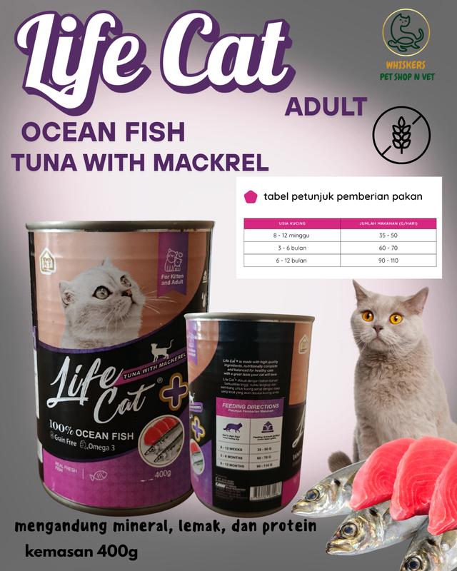 Life Cat Wet Food kemasan kaleng dan pouch (satuan) - Shop | Tokopedia