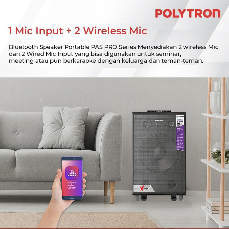 POLYTRON Speaker Aktif Portable PAS PRO12F7 - Shop | Tokopedia