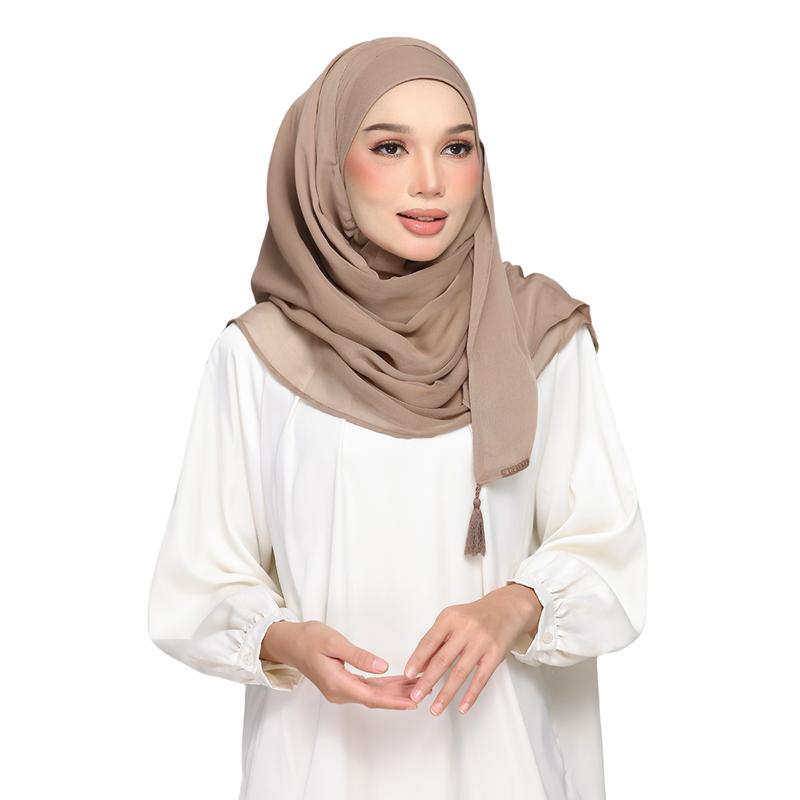 BOKITTA BASIC GINGER SNAP BASIC PLAIN LITE CHIFFON - TikTok Shop Malaysia