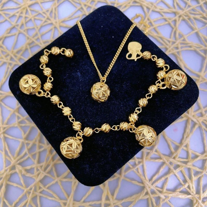 EMAS BANGKOK set perhiasan mell metal coating kegunaan haria - TikTok ...