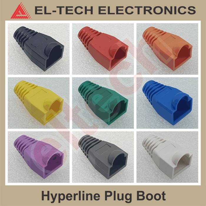 Jual Plugboot RJ45 Plug Boot UTP LAN Cover Cap Karet Sarung Pelindung ...