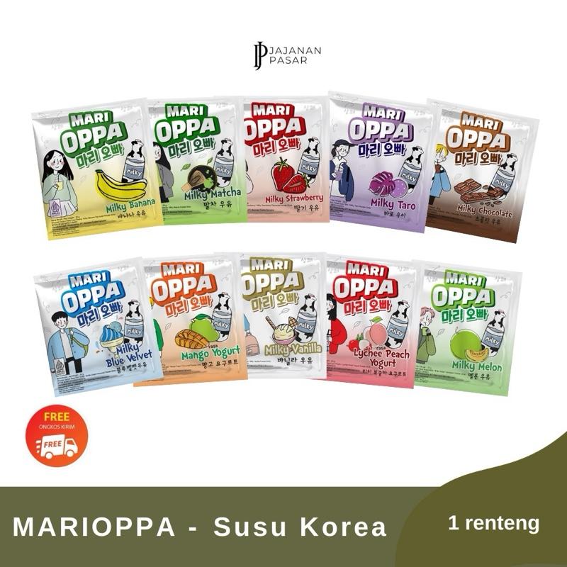MariOPPA Minuman Sachet 1 Renceng /12pcs All Variant Susu Drink - Shop ...