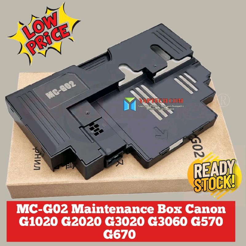 MC G02 Maintenance Box Canon G1020 G2020 G3020 G3060 G570 G670 - Shop ...