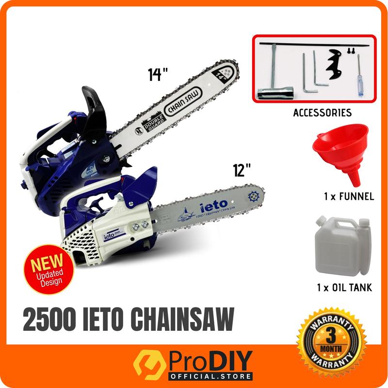 IETO 12" 14" 2500 Chainsaw High Performance Heavy Duty Quality - TikTok ...