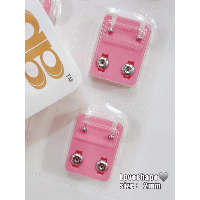 （Ready Stock） -2mm(QPP Ear Piercing Earrings) Subang Tindik Emas ...