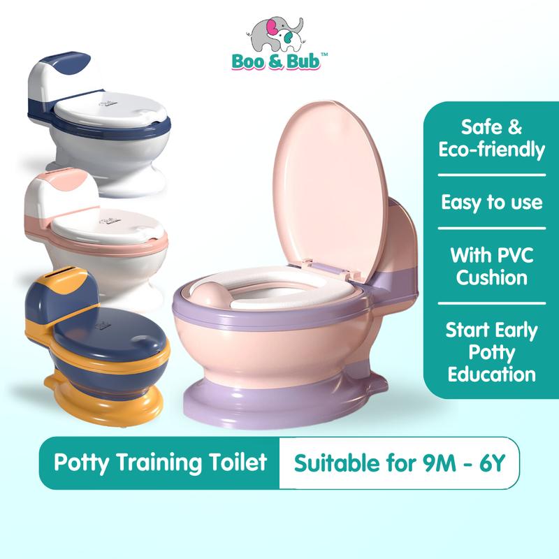 🐘Boo&Bub🐘 Portable Children's Potty Training Toilet with cushion ...