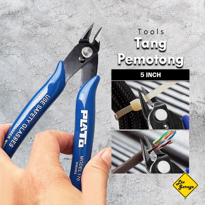 Tang Potong Kawat Kabel Tang Plato Wire Cutter Nipper Mini Plier - Shop ...