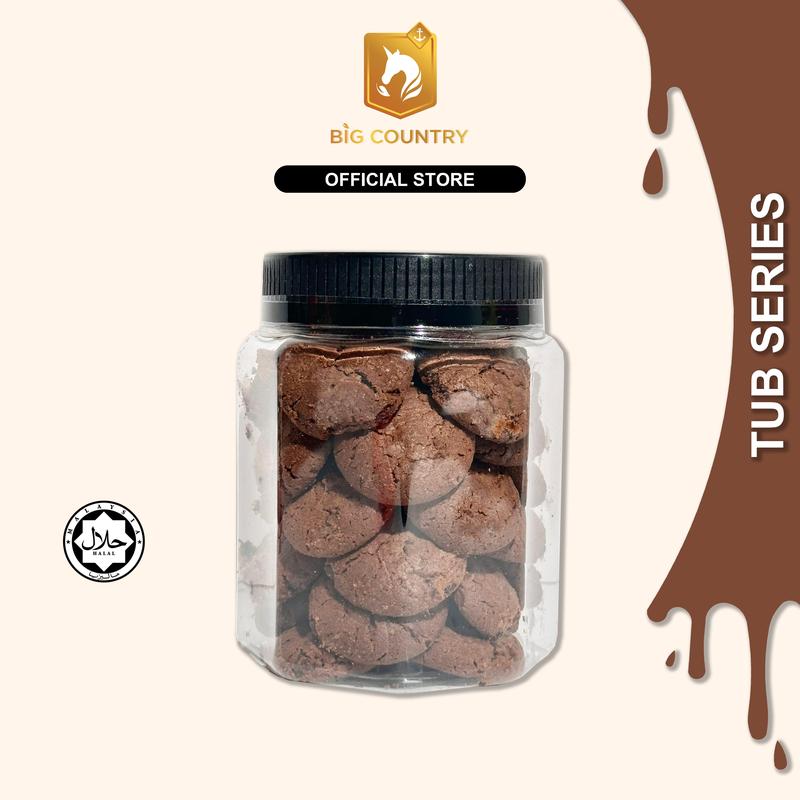 BISKUT COKLAT CIP BERINTI COKLAT GELAP BUATAN SENDIRI (420G) - TikTok ...