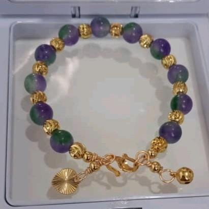 Gelang tangan batu jed asli - TikTok Shop Malaysia