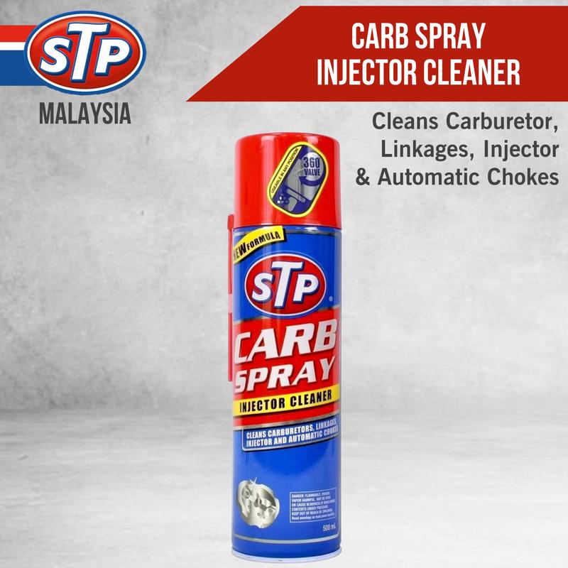 STP Carb Spray Injector Cleaner 500ML Carburetor SPRAY PENCUCI - TikTok ...