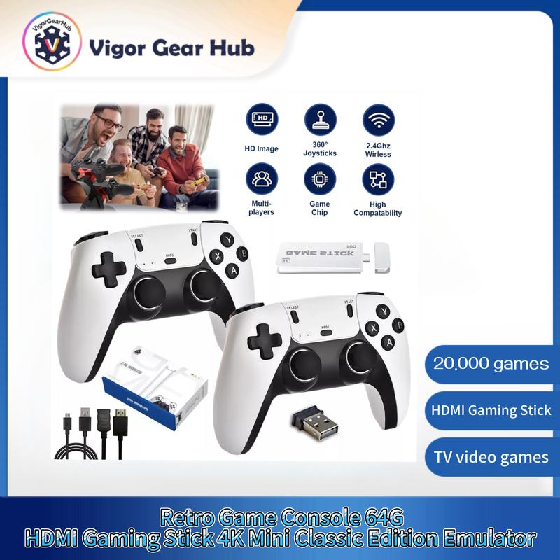 Retro Game Console Upgrade with 20,000 Games, 4K HDMI, Childhood ...