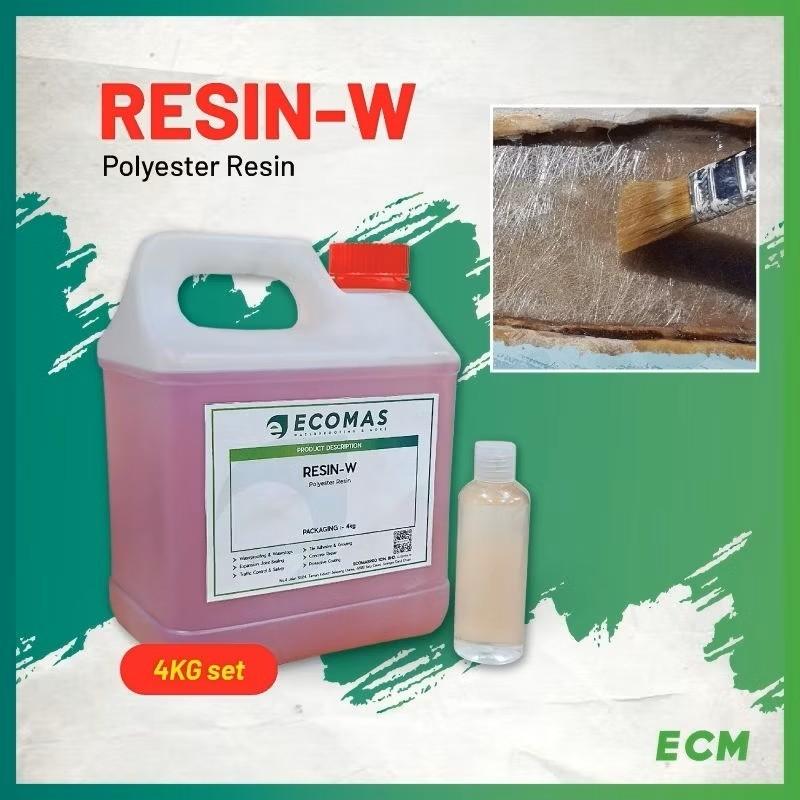 FAST-SETTING, POLYESTER RESIN FIBERGLASS (4KG / 1KG SET) FIBER - TikTok ...