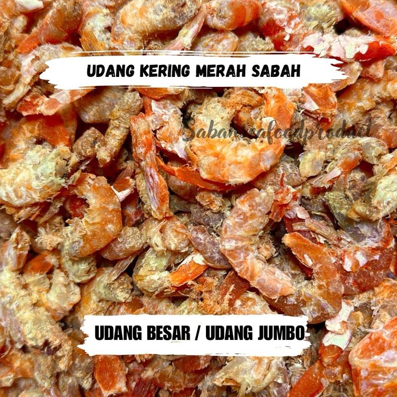 UDANG BESAR MERAH / UDANG JUMBO SABAH (DRIED SHRIMP) Food - TikTok Shop ...