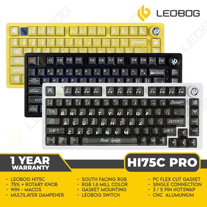 Promo Leobog HI75C PRO - 3 Mode (Wired/Bluetooth/2.4G) - Mechanical ...