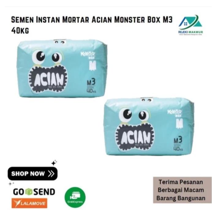 Jual Semen Instan Mortar Acian Monster Box M3 40kg (Area JABODETABEK ...