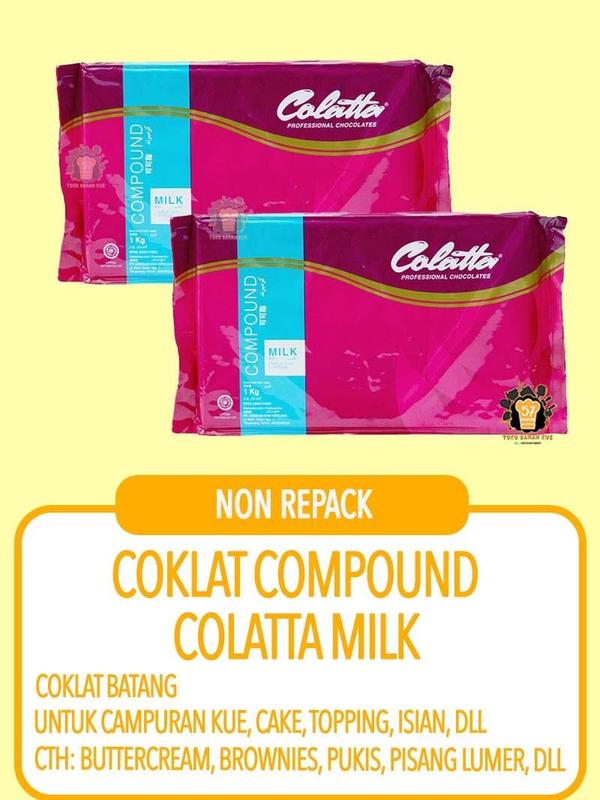 COKLAT COMPOUND COLATTA MILK 1 KG (WARNA TETAP COKLAT, NAMUN - Shop ...