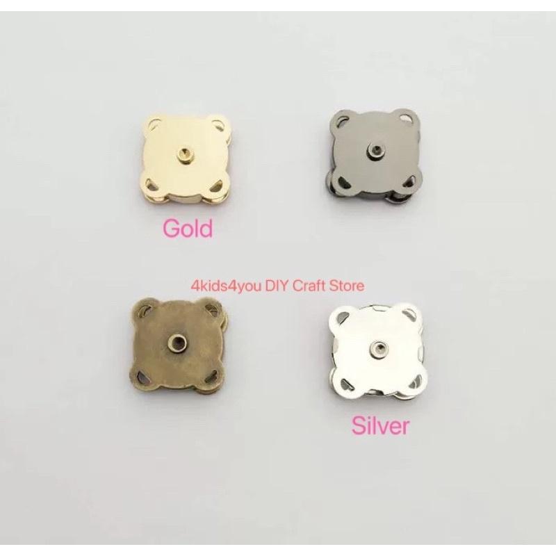 Butang Magnet Jahit 18mm/ Butang Magnet Snap 18mm/ Magnetic Button ...