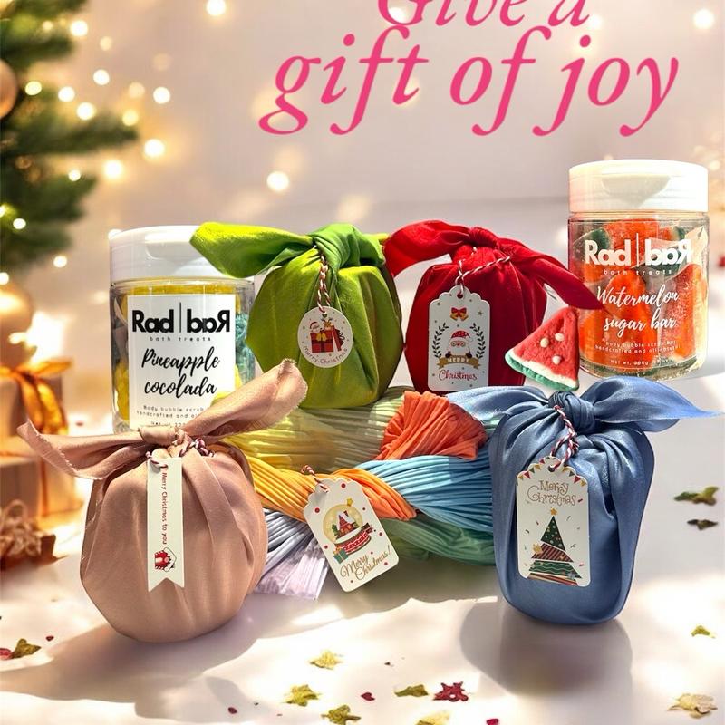New! Festive of love gifting bundle set - best of 3 body bubble scrub ...