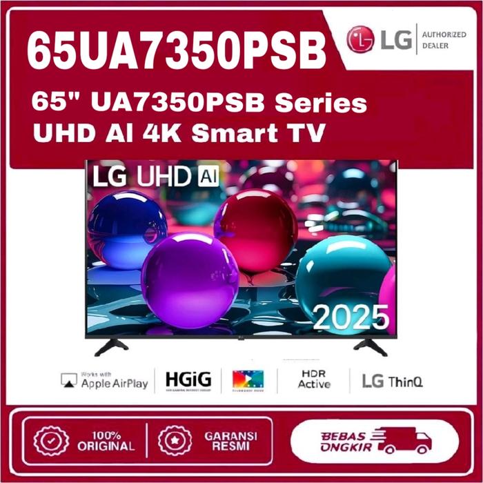 Promo TV LG 65UA7350PSB 65 Inch UHD AI 4K Smart TV + Magic Remote ...