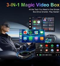 Jual CarPlay Android Auto Adapter Y4 2/16GB Wireless Wired USB Dongle ...