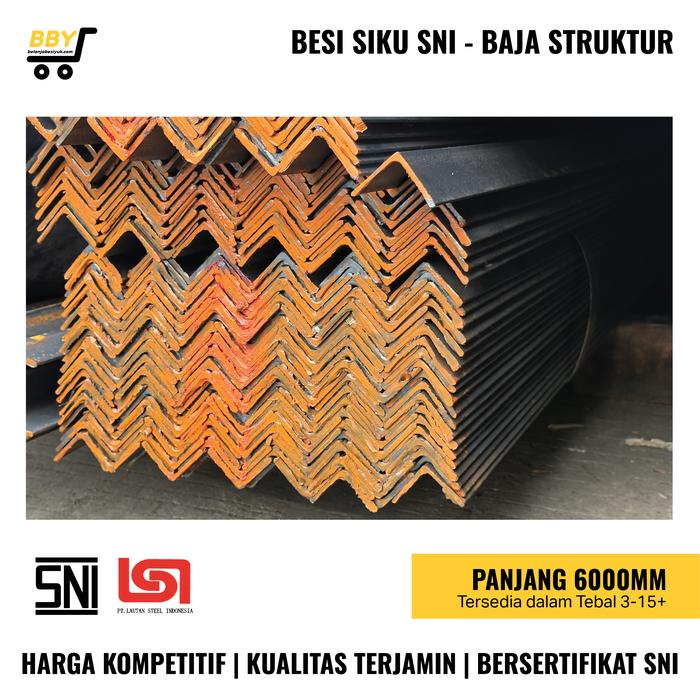 Jual SIKU - Besi Siku - Angle Bar 6 Meter Full SNI - 70X70X7 - Jakarta ...