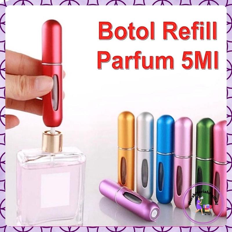 MMM - COD Botol Parfum Refill Mini Portable 5Ml Bottle Spray Aluminium ...