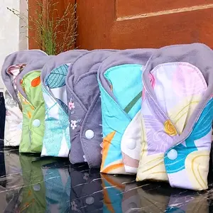 Menspad kain cuci ulang(isi 6pcs) Menspad kain Azza Reguler - Shop ...