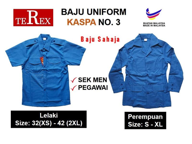 Baju Uniform KASPA No. 3 (baju sahaja) - Kadet Pertahanan Awam ...