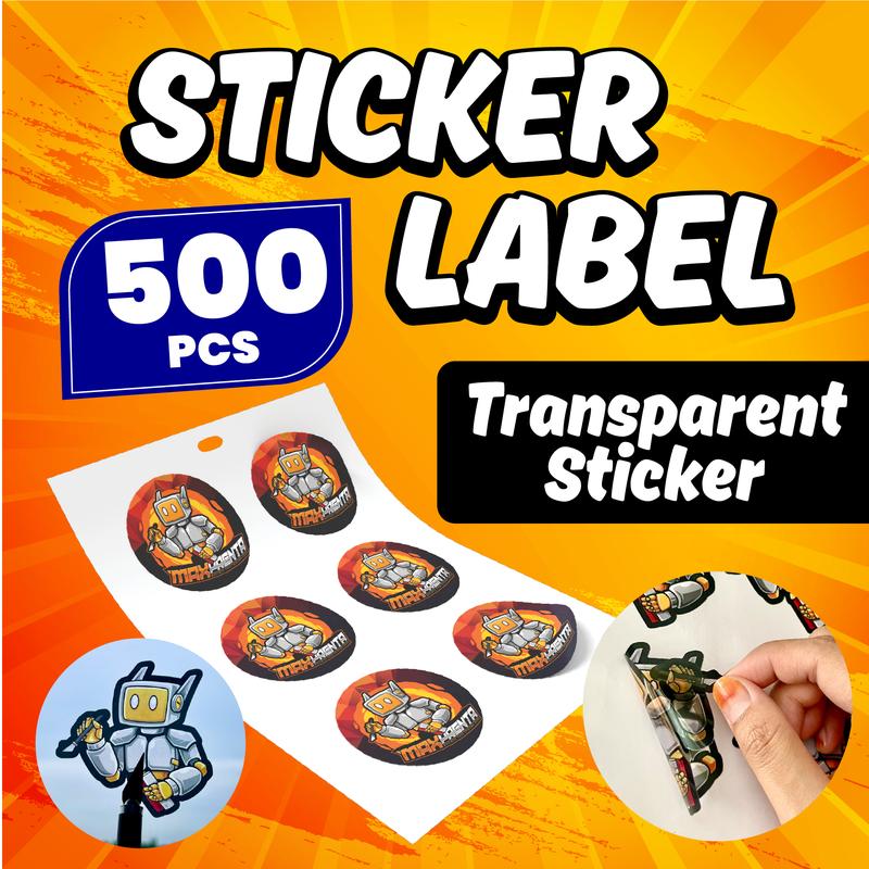 Sticker Label Produk Makanan & Minuman - Sticker Kalis Air - - TikTok ...