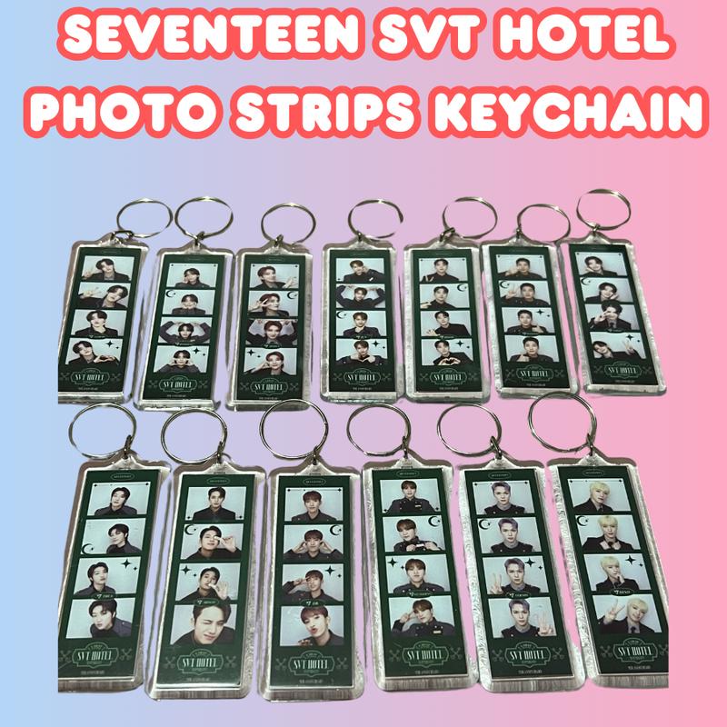 SEVENTEEN SVT HOTEL PHOTO STRIPS KEYCHAIN - TikTok Shop Philippines